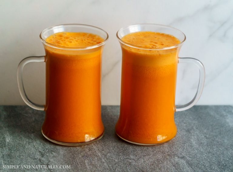 HOMEMADE APPLE CARROT JUICE - Simply and Naturally