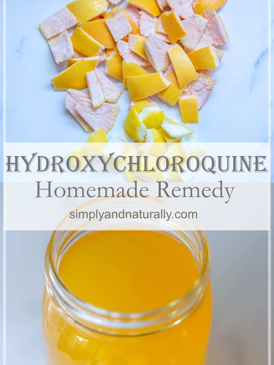Hydroxychloroquine / Quinine - Homemade Remedy - Simply and Naturally