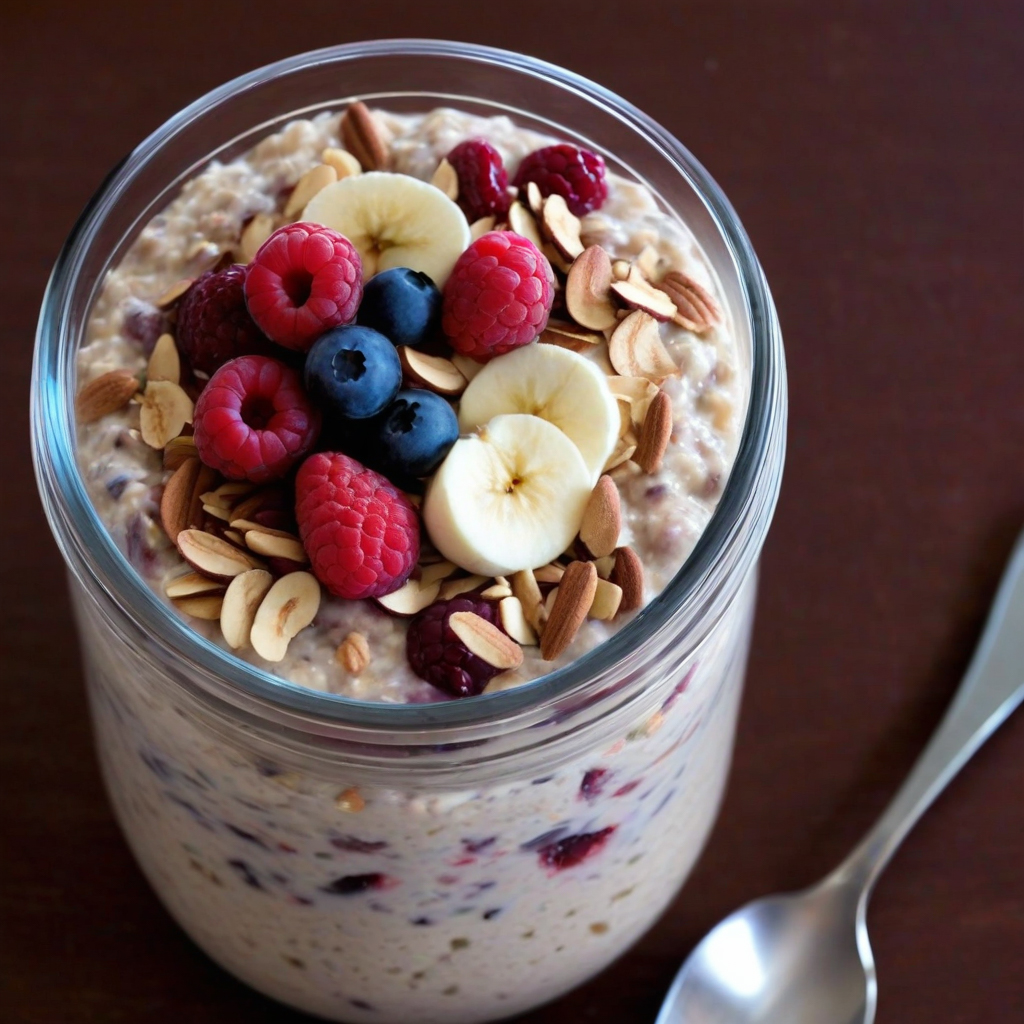 Overnight Oats Easy Breakfast Recipe - Simply and Naturally